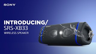 Sony SRS-XB33 EXTRA BASS Wireless Speakers | Specifications, Reviews ...