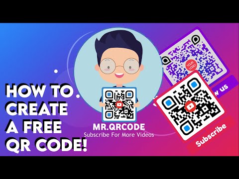 How to generate a free QR code for any web links!
