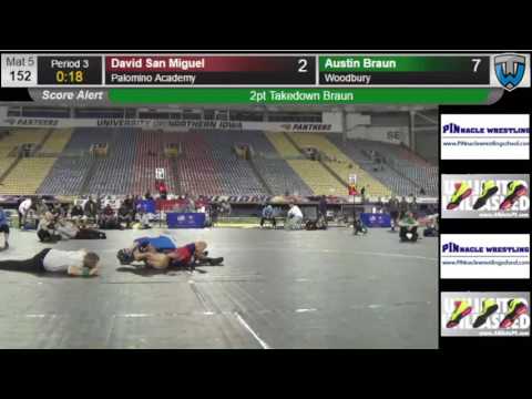 Austin Braun scores fall in Preseason Nationals finals