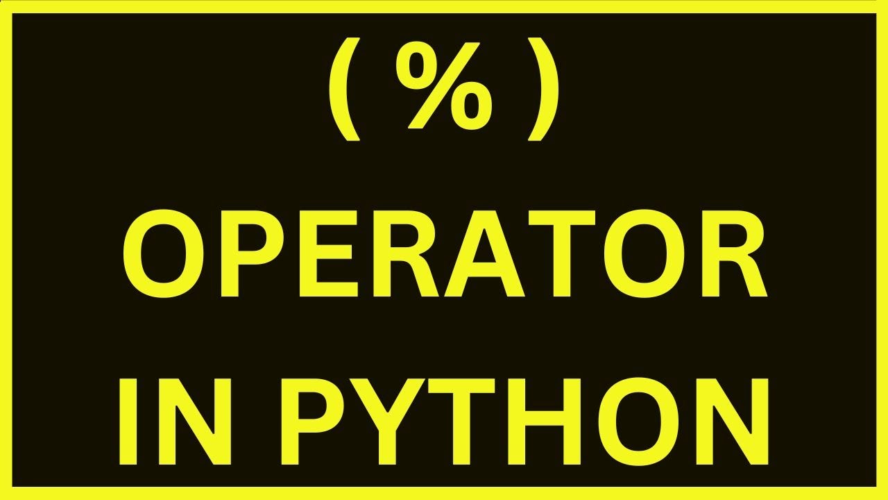 Modulus Operator With Negative Number | Python 4 You | Lecture 51
