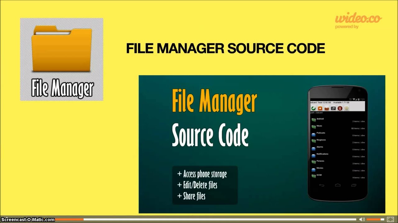 Android File Manager source code