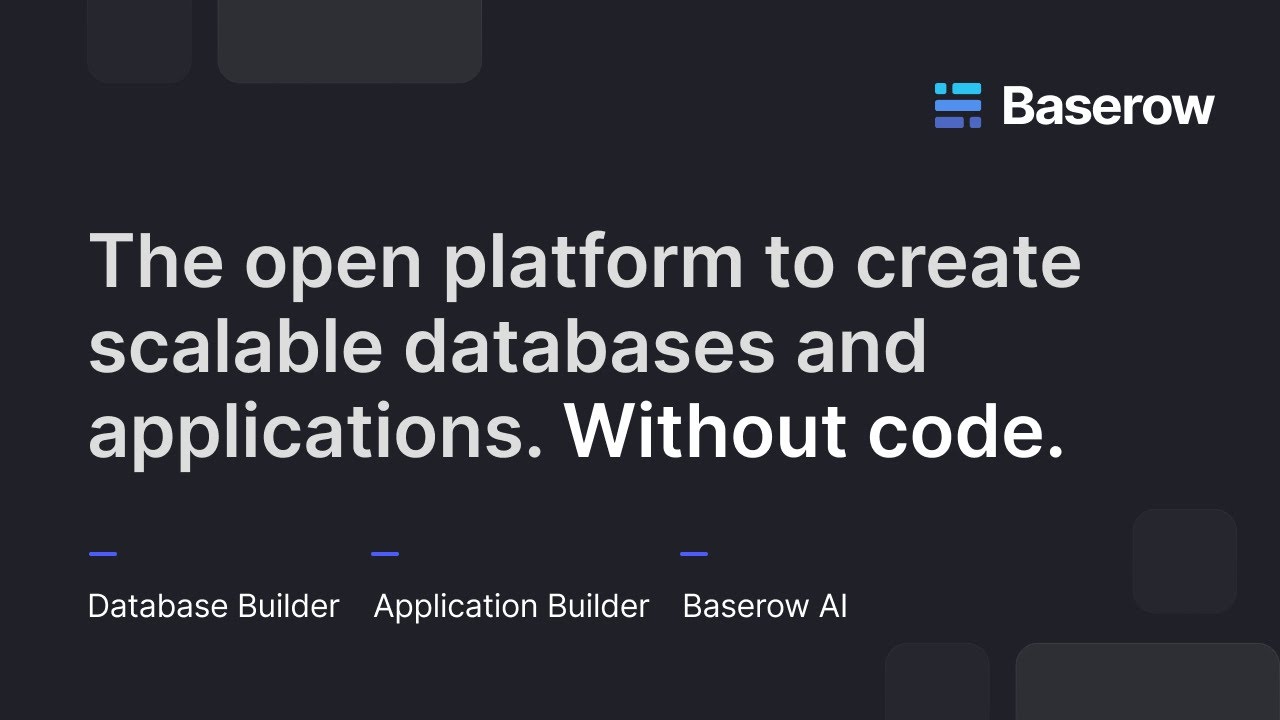 What is Baserow? A complete platform overview