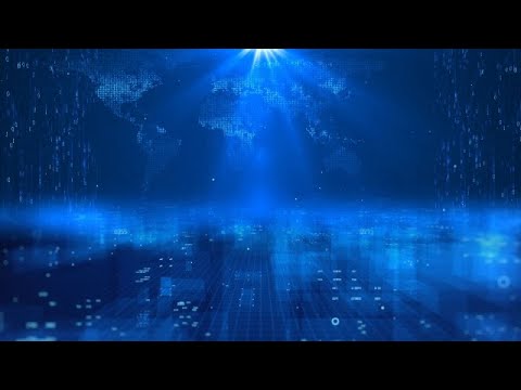 Blue Tech Background Stock Motion Graphics