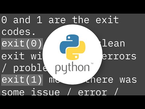 Difference between exit(0) and exit(1) in Python