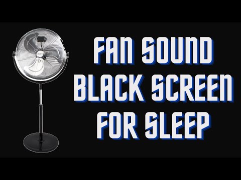 BEST FAN NOISE with BLACK SCREEN | FALL ASLEEP FAST