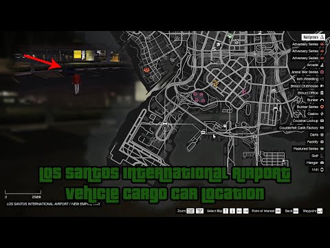 [GTA V Tutorial] Los Santos International Airport Vehicle Cargo Car Location