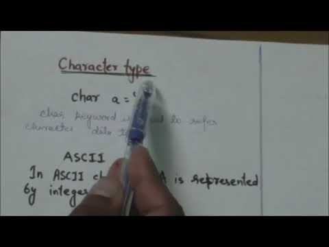 CHAR DATA TYPE| PROGRAMMING IN C-15