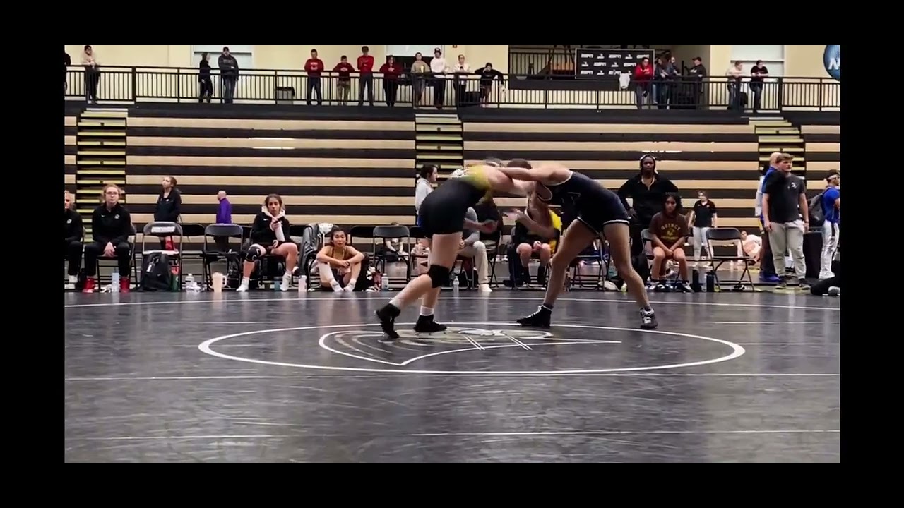 Malia kehne vs. Quincy university pin 4:58