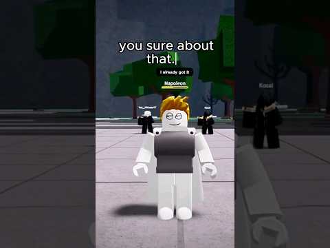 Bro is napoleon๐๐ญ #roblox #thestrongestbattlegrounds #saitamabattlegrounds #shorts (@itsslimydude)