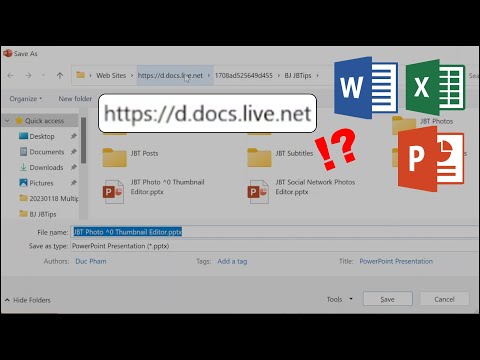 Stop Office from saving to d.docs.live.net cloud folder 2025