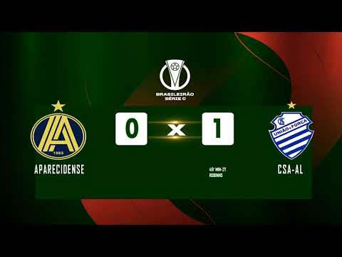 Aparecidense 0 x 1 CSA-AL | 18ª Rodada | Brasileirão Série C 2024