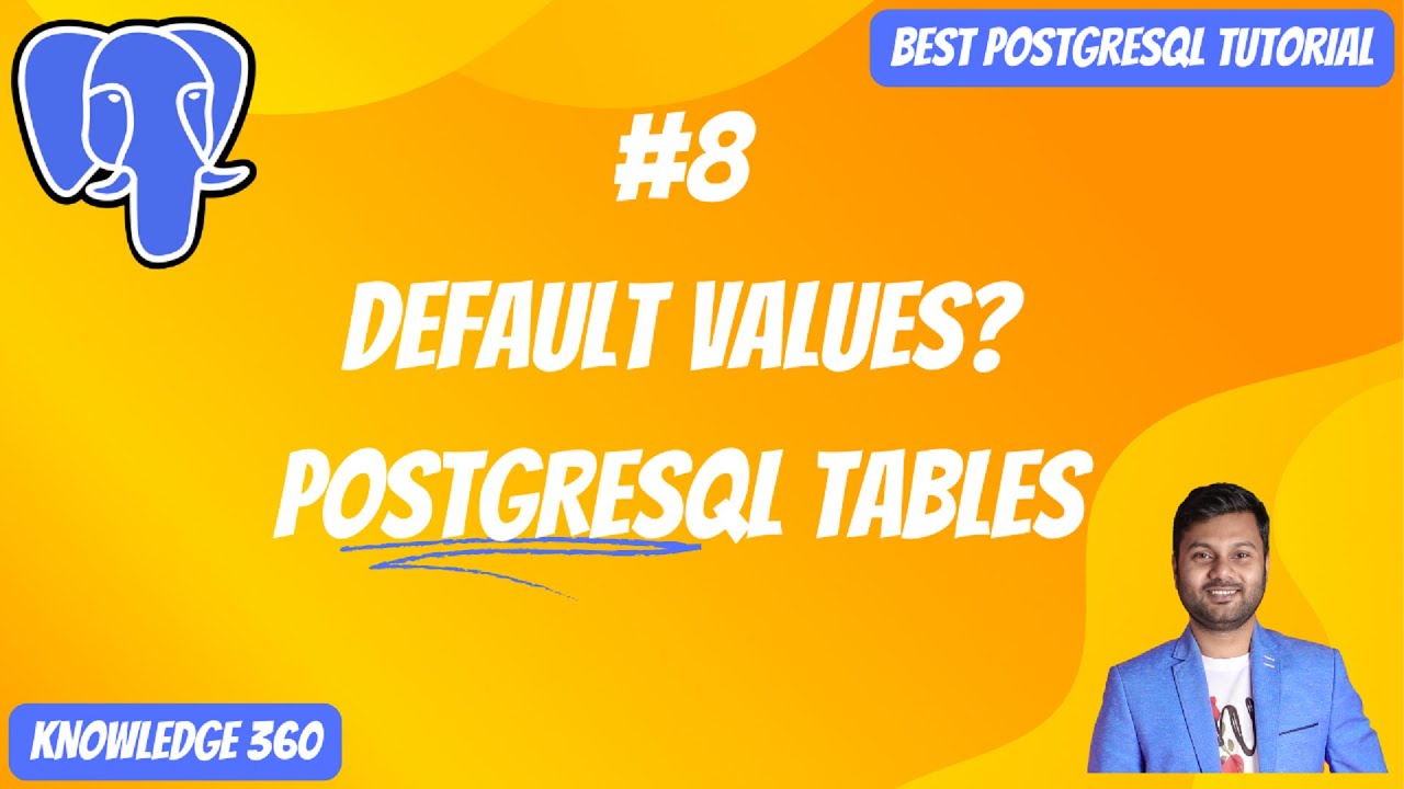 How to Generate Default Values for PostgreSQL Table Columns || PostgreSQL Full Playlist #8