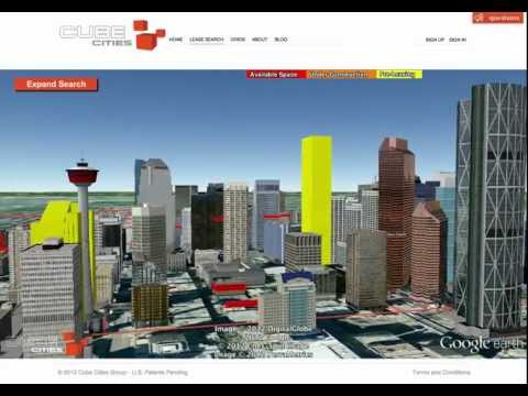 Cube Cities: Available Office Space Downtown Calgary - September 2012