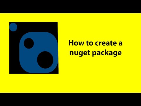 How to create nuget package