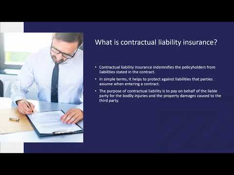 Contractual liability insurance