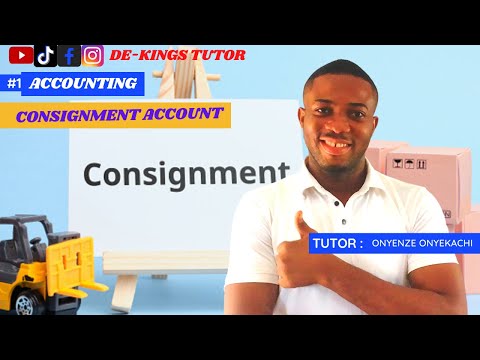 #1 CONSIGNMENT ACCOUNT - INTRODUCTION (IN THE CONSIGNORS BOOK) #CONSIGNOR #CONSIGNMENT #ACCOUNTING