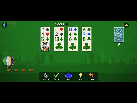 Aces Up Solitaire (by MobilityWare) - free offline card game for Android and iOS - gameplay.