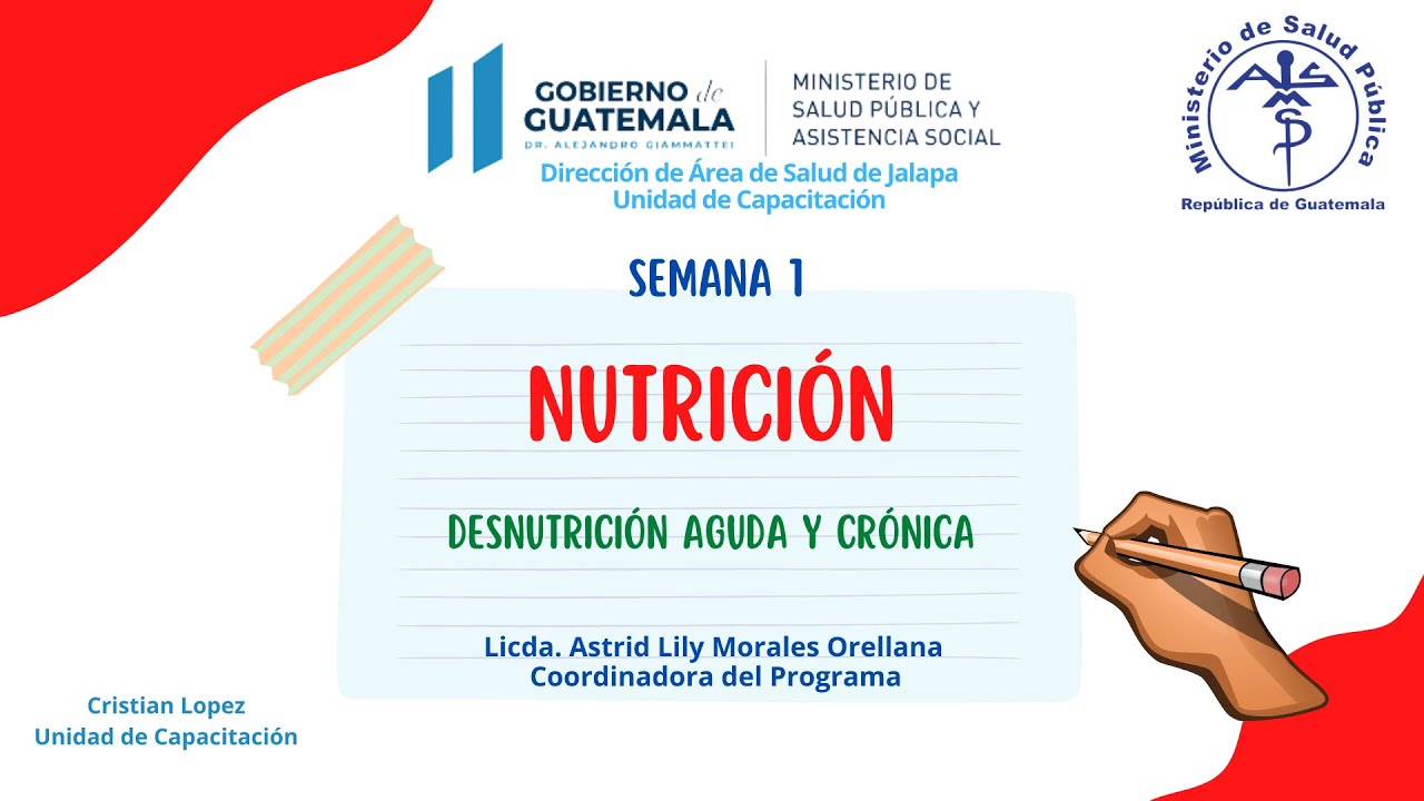 NUTRICIÓN/SEMANA 1/Desnutrición aguda y crónica