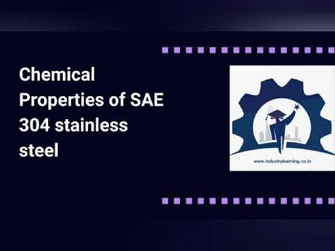 Chemical Properties of SAE 304 stainless steel sheet