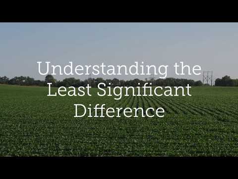 Understanding Ag Research - The Least Significant Difference