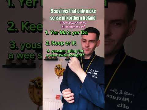 Irish sayings...part 1 #irish #ireland #northernireland #sayings #slang #learn