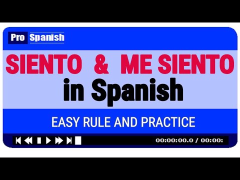 SIENTO & ME SIENTO in Spanish
