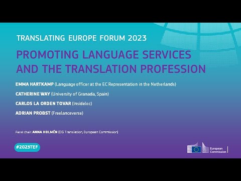 #2023TEF - PROMOTING LANGUAGE SERVICES AND THE TRANSLATION PROFESSION