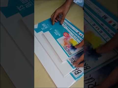 Brustro sheet a3,a4,a5 300gsm watercolor sheet π¨ #viral #brustro #watercolor #shorts