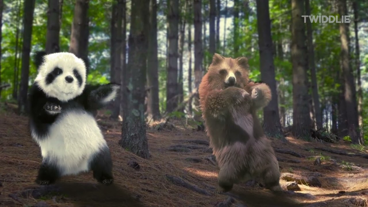 Animal Song (Jungle Dance) | With Panda, Dog, Cats, and a Bear 2026 | By Twiddlie