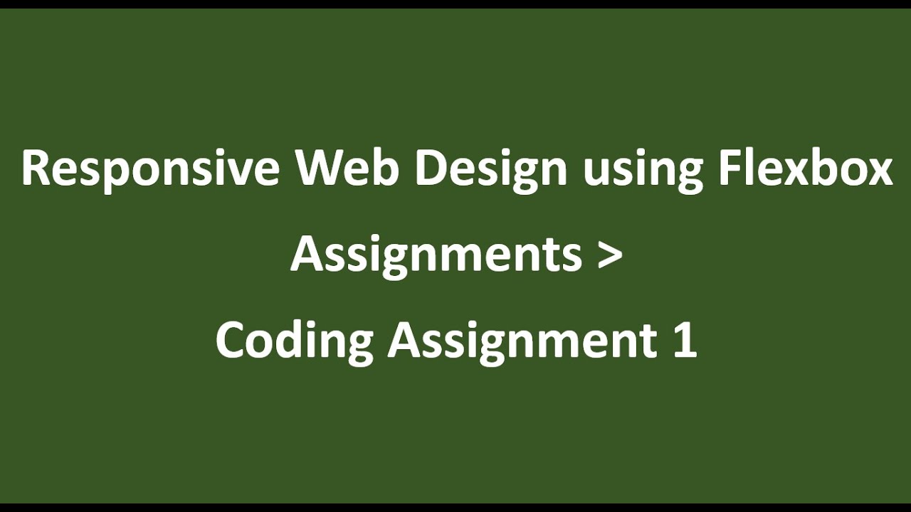 Coding Assignment 1 || Assignments || Responsive Web Design using Flexbox  || NxtWave || CCBP