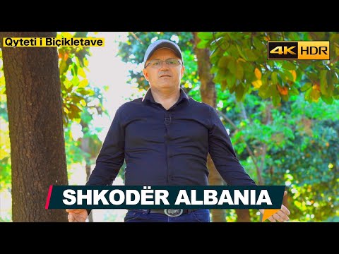 Shkoder, Albania, Ne Qytetin e Biçikletave - Walking Tour Shkodra, Shkodër Shqipëri 🇦🇱 [4K HDR]