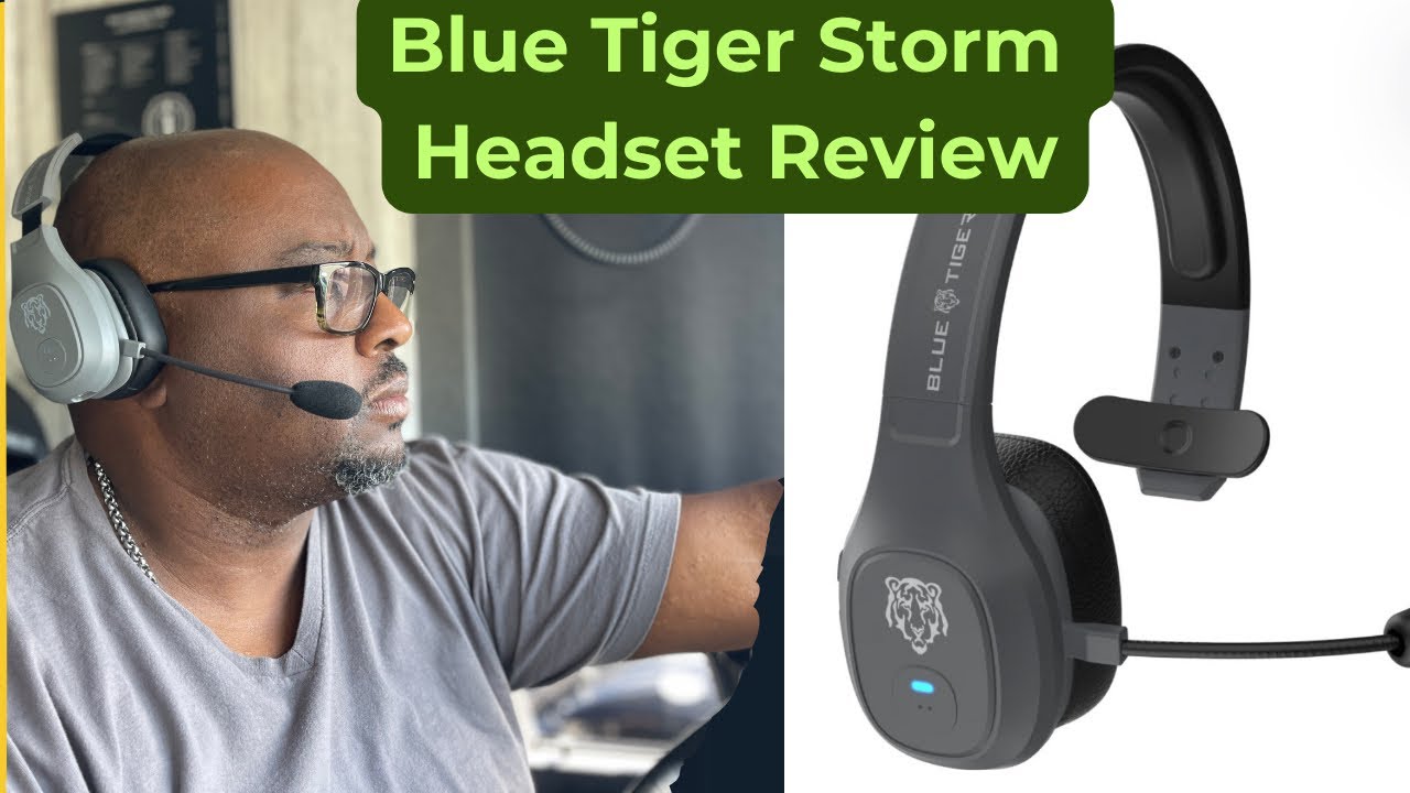 Blue Tiger Storm Bluetooth headset review ￼#trucker #trucking #longhaultrucker #truckerheadset