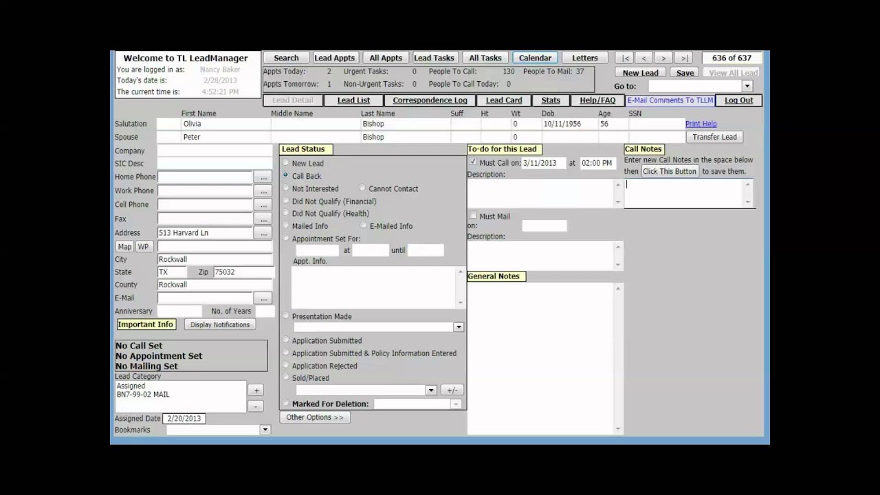 TL LeadManager Basic Overview