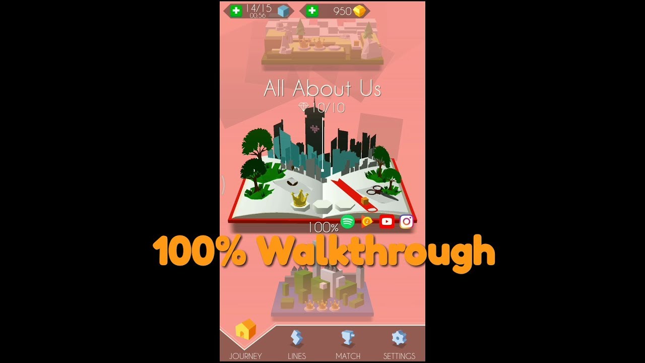 Dancing Line : All About Us | 100% Walkthrough
