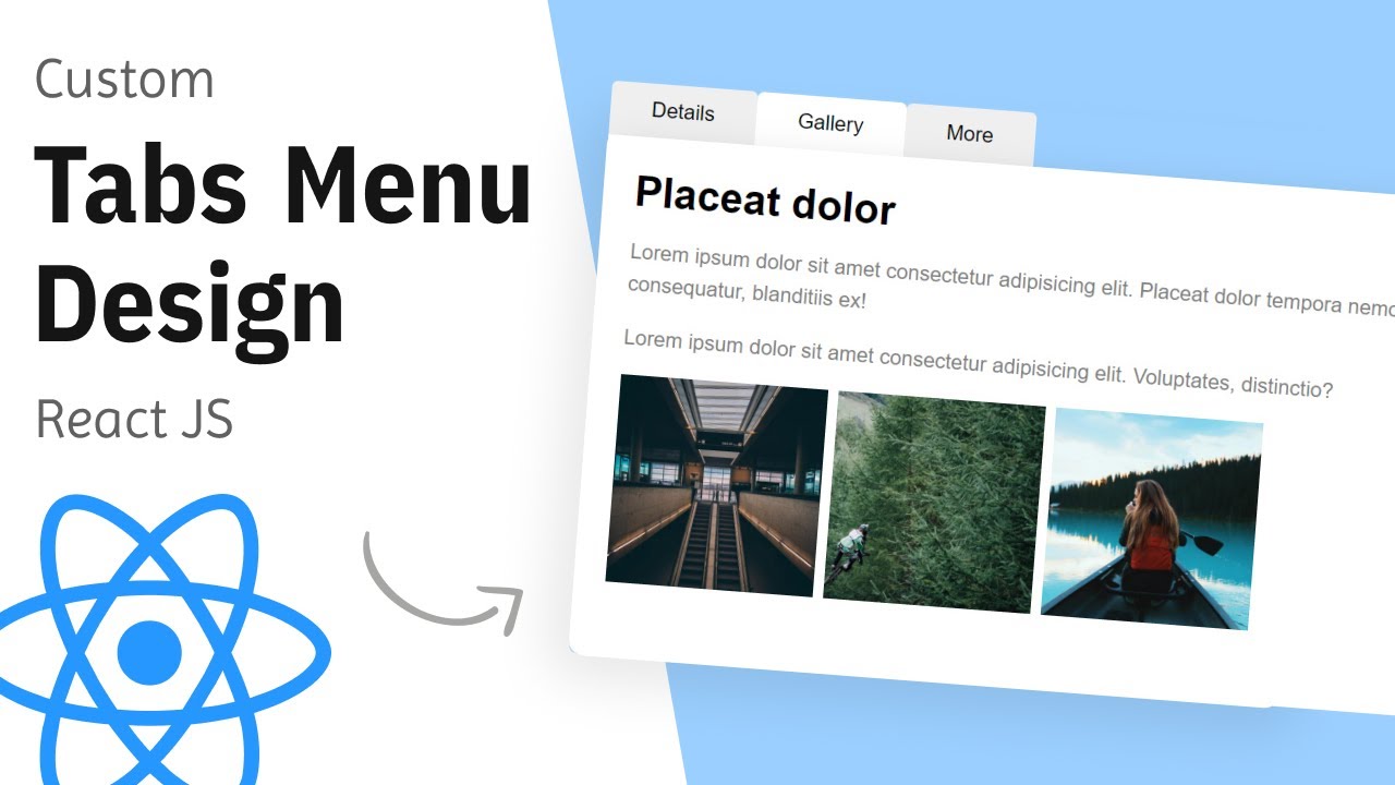 Build A Tab Menu with React JS | Quick Tutorial