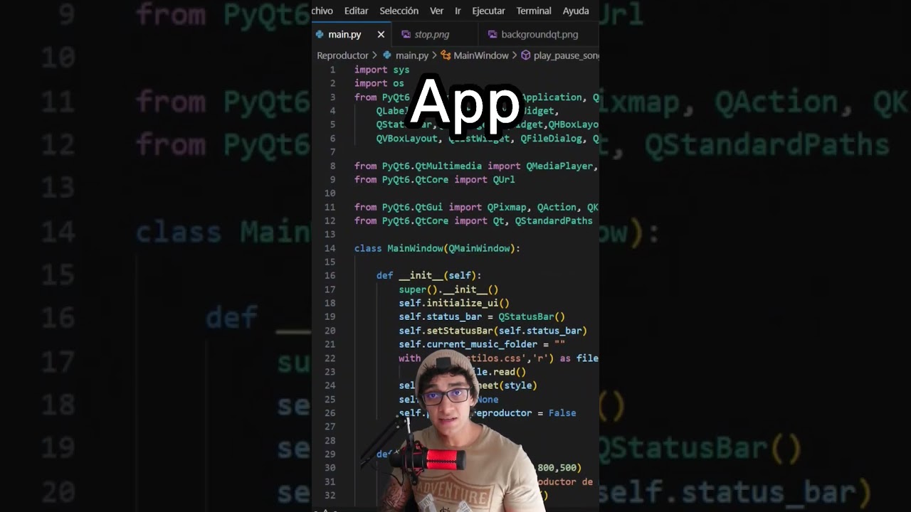 Graphical interfaces in Python. #pyqt #pyqt6 #programming #python #gui #tkinter #pythongui