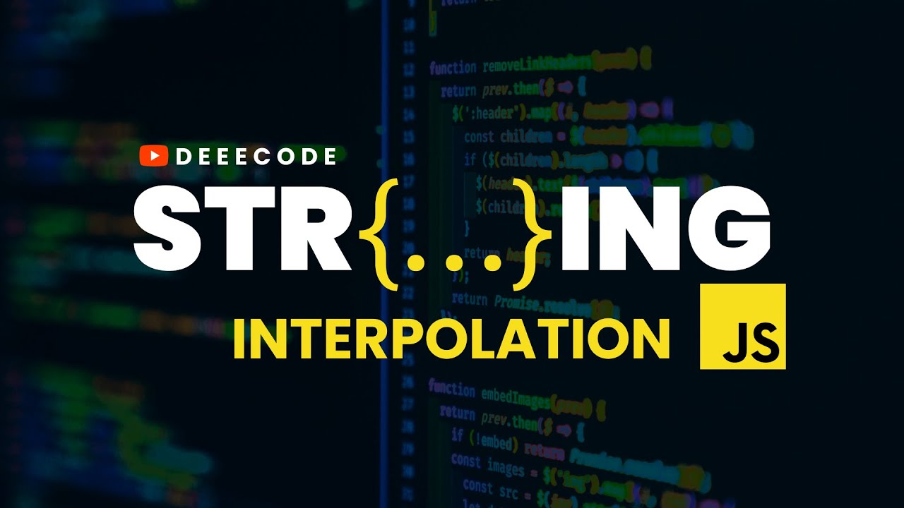 String Interpolation in JavaScript, Simplified