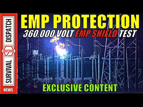 360K Volts!! What Happens When It Hits The EMP Shield? EMP Proof ...