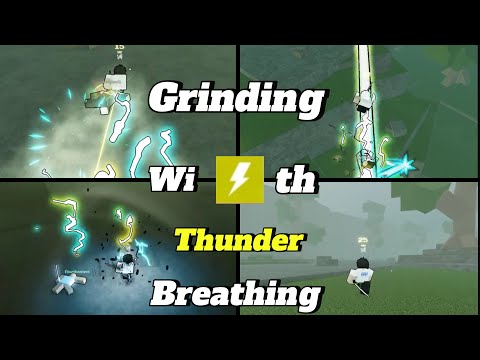 FARMING A WHOLE SERVER WITH THUNDER IN ROBLOX ROGUE DEMON !