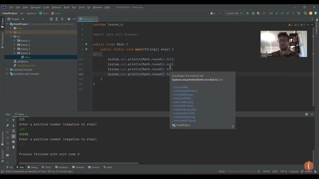 Java Math round() Method