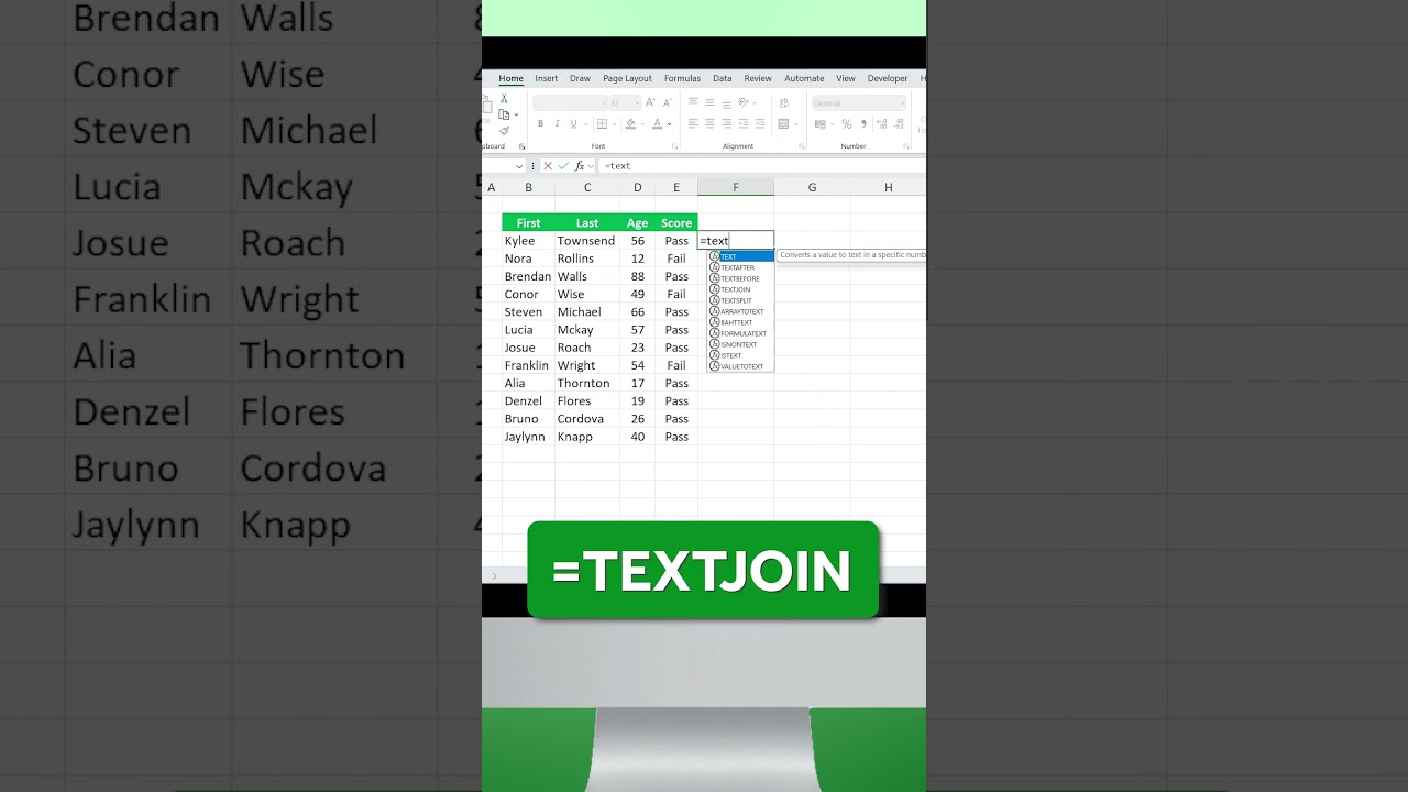 Better Alternatives To Concat Function In Excel