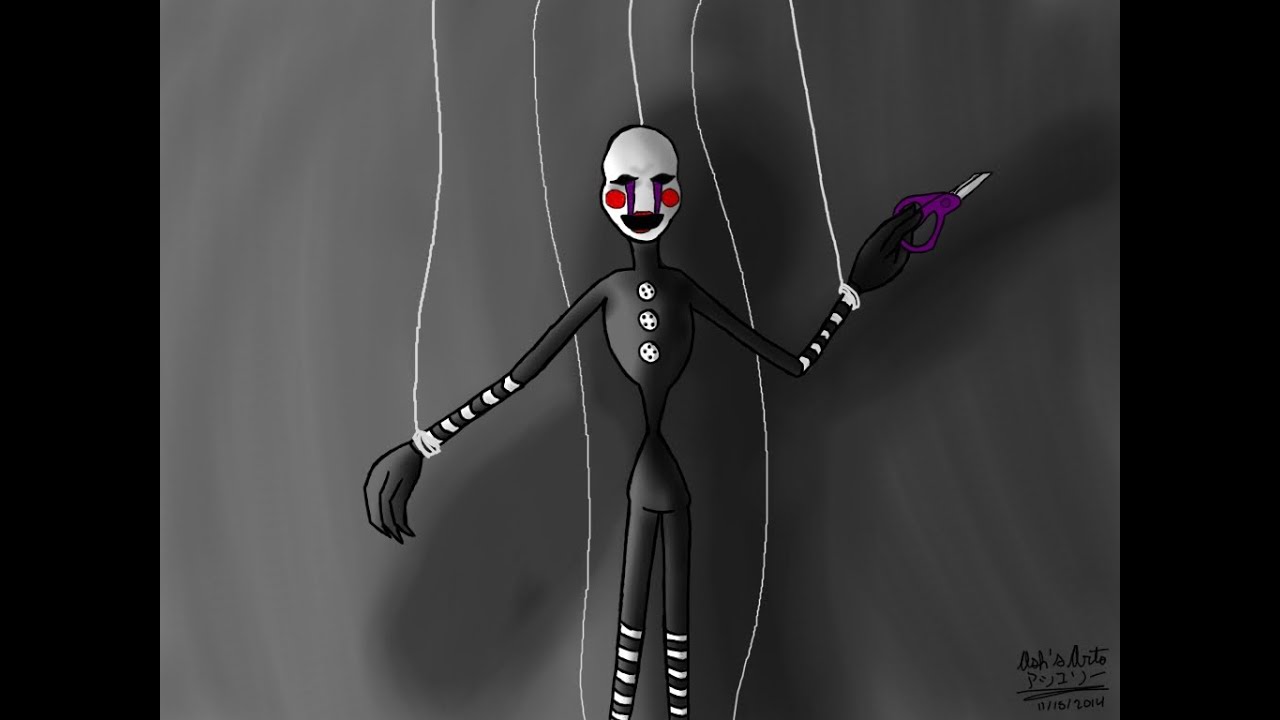 FNAF2 Marionette/Puppet SpeedPaint