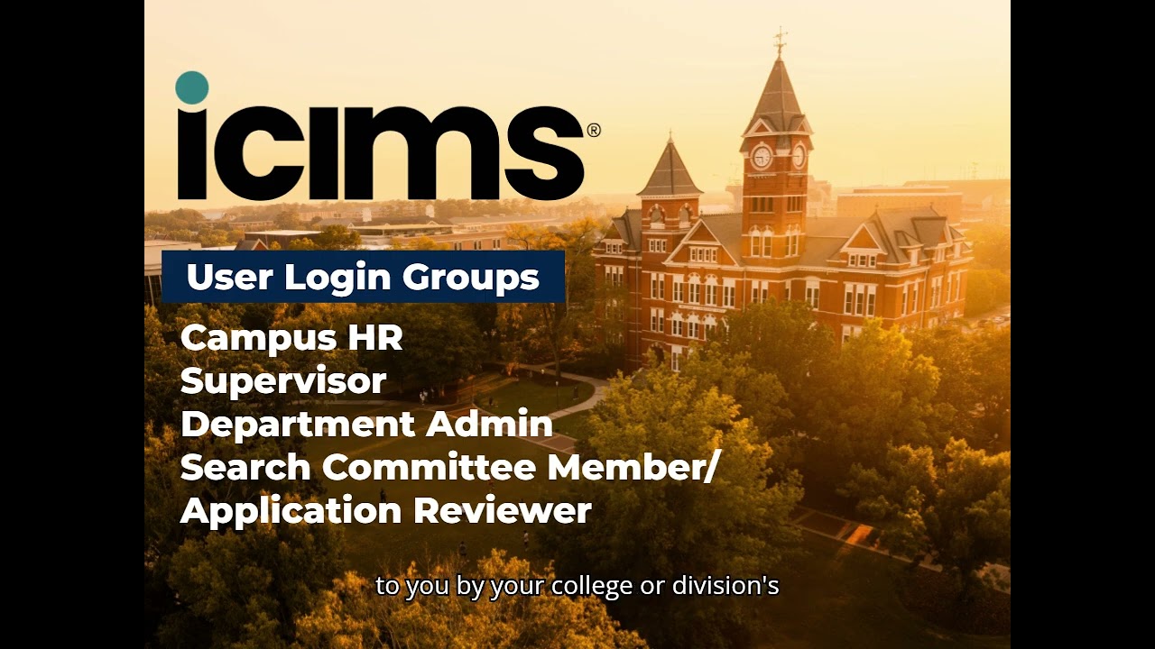 iCIMS - Getting Started
