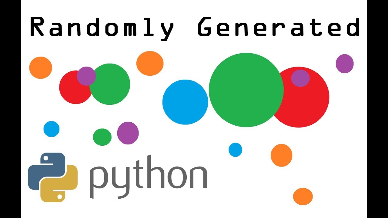 Coding Randomly Generated Color Bubbles in Python
