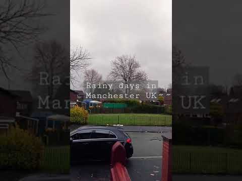Rainy days in Manchester UK