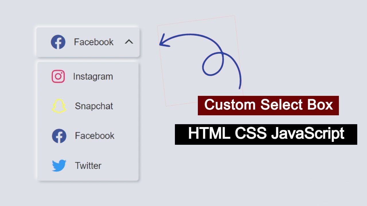 Custom Select Box Using HTML, CSS & JavaScript | Select Dropdown