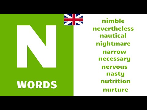 English Vocabulary - 'N' WORDS