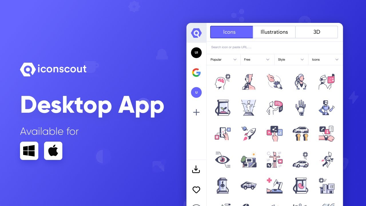 Iconscout Desktop App for Mac and Windows
