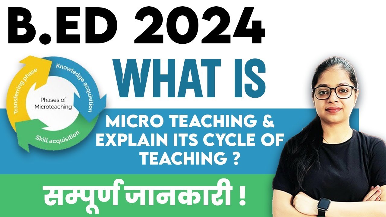 What is Micro Teaching (सूक्ष्म शिक्षण) And Explain Its Cycle of Teaching | B.ed 2024 | B.ed Exam