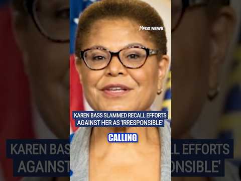 LA mayor Karen Bass faces rising calls for recall #shorts #losangeles #wildfire #news #recall